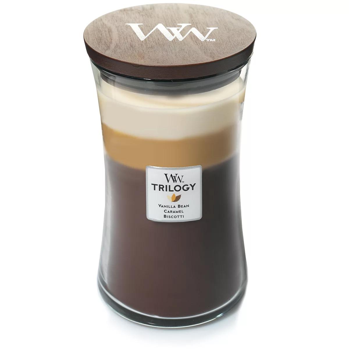 Click here for WoodWick(R) 21.5oz. Cafe Sweets Trilogy Jar Candle prices