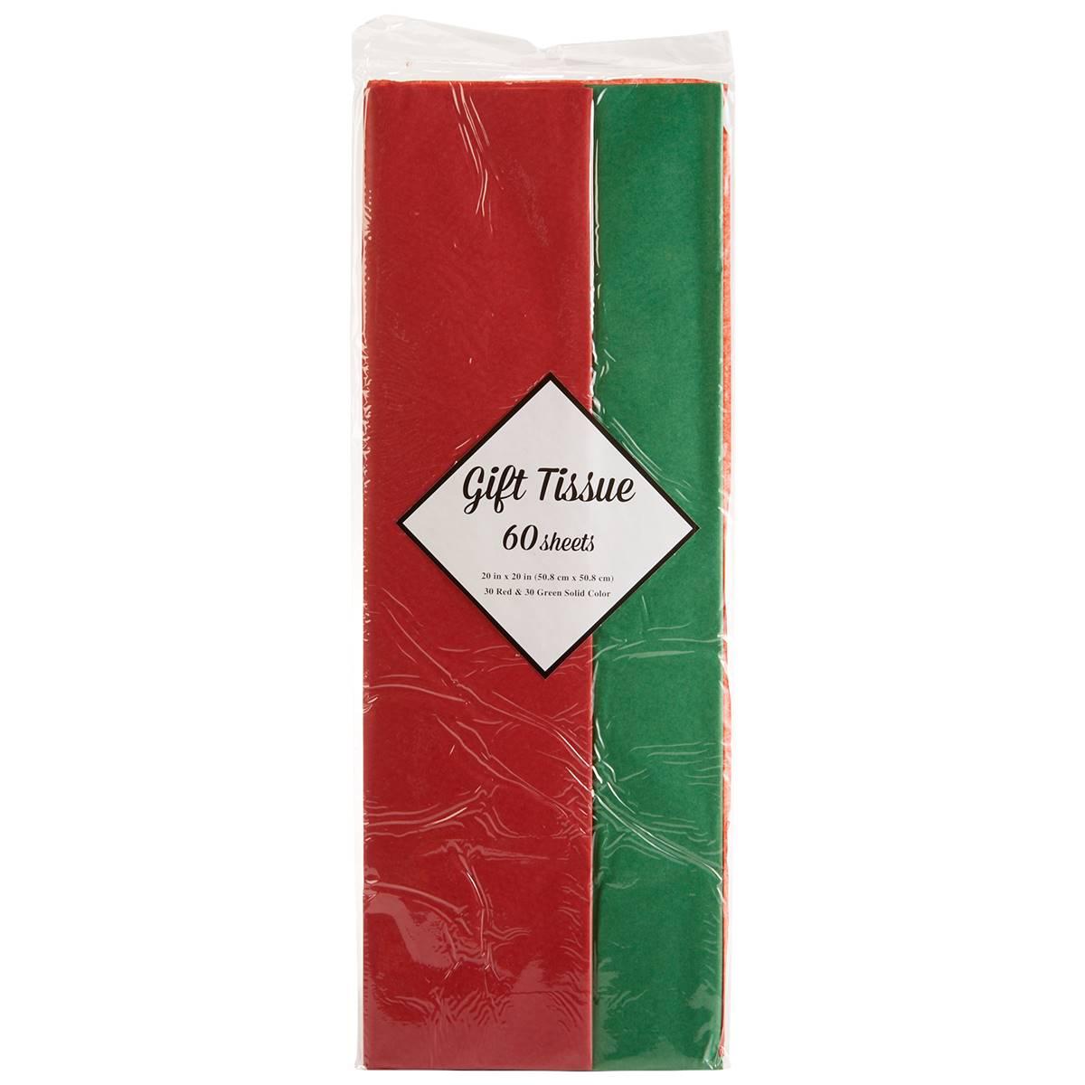 Click here for 60ct. Tissue Paper - Red & Green prices
