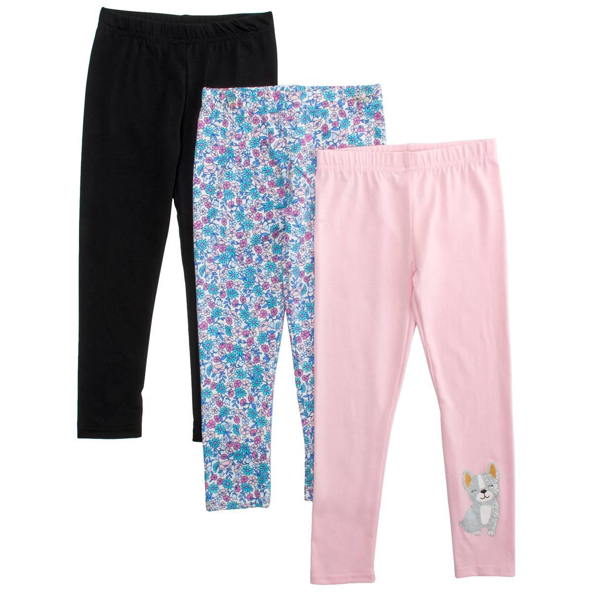 Click here for Girls (4-6x) BTween(R) 3pk. Dog Floral & Solid Leg... prices