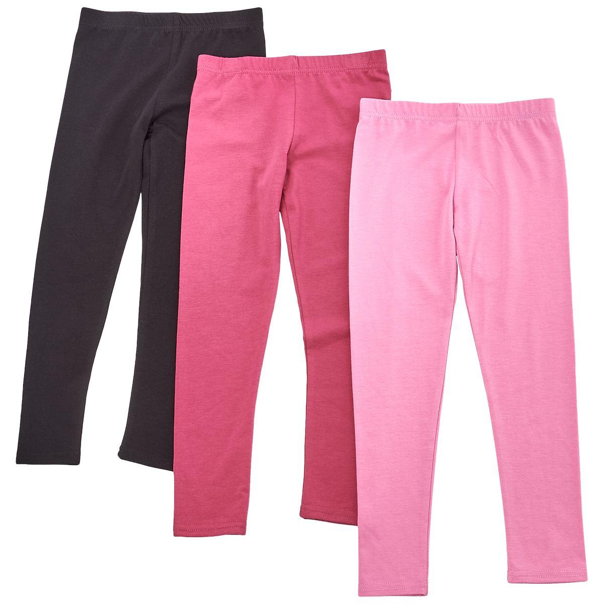 Click here for Girls (4-6x) Btween(R) 3pk. Malaga/Black/Pink Soli... prices