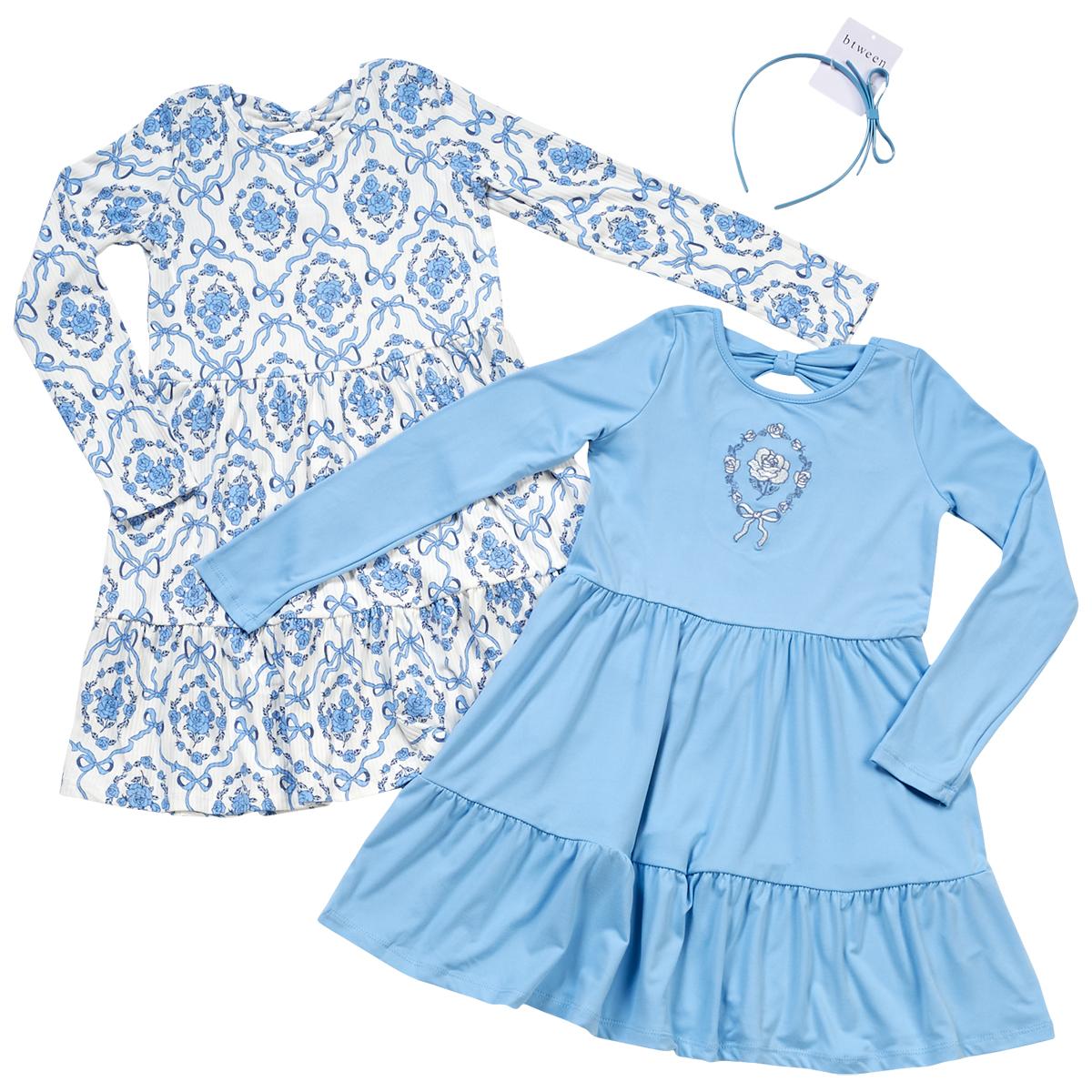Click here for Girls (4-6x) BTween(R) 2pk. Long Sleeve Rose & Bow... prices