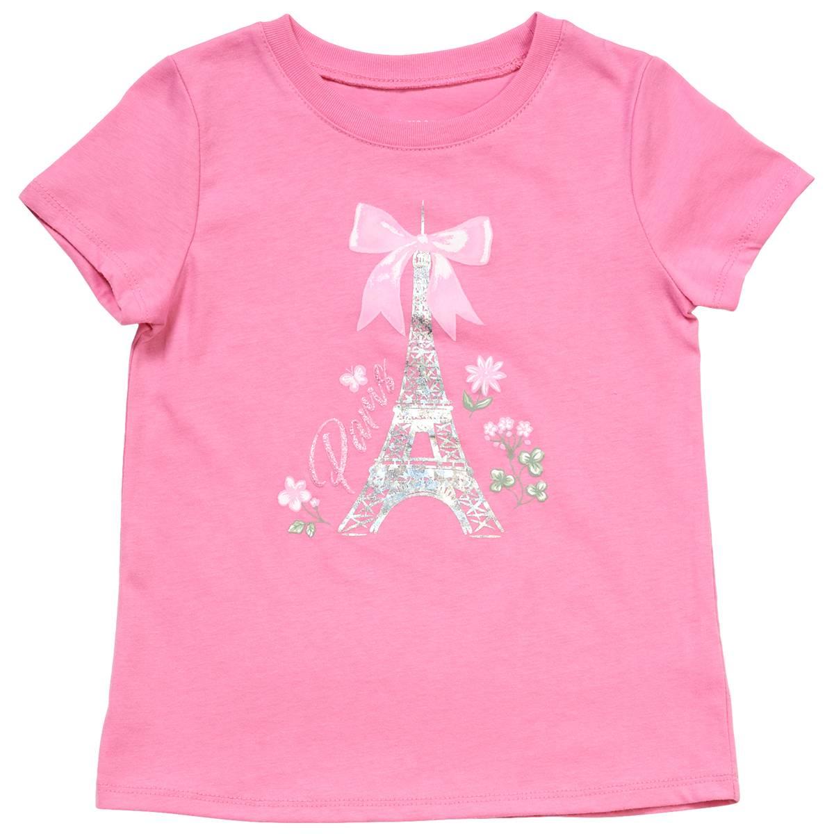 Click here for Girls (4-6x) BTween(R) Short Sleeve Paris Graphic... prices