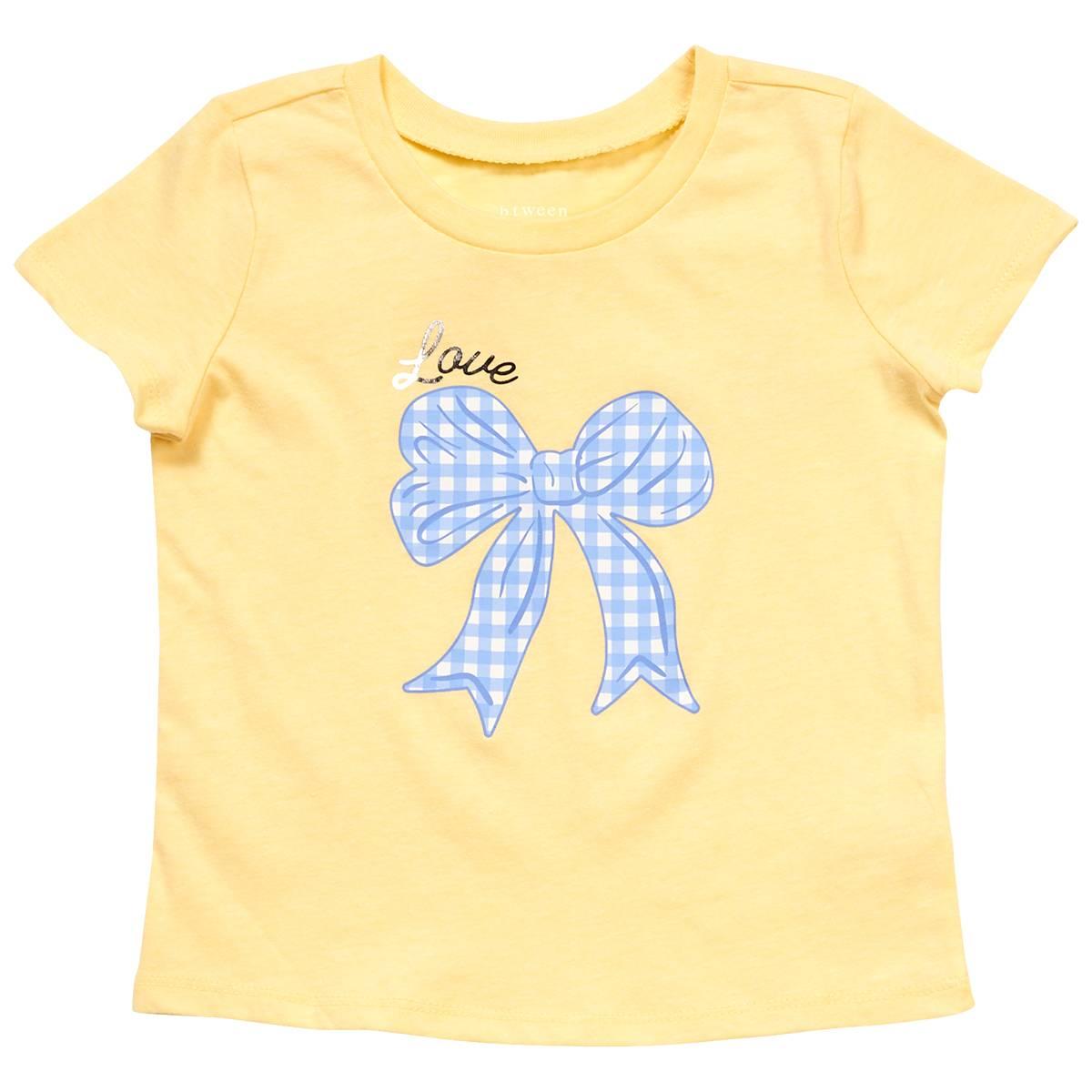 Click here for Girls (4-6x) BTween(R) Short Sleeve Love Bow Graph... prices