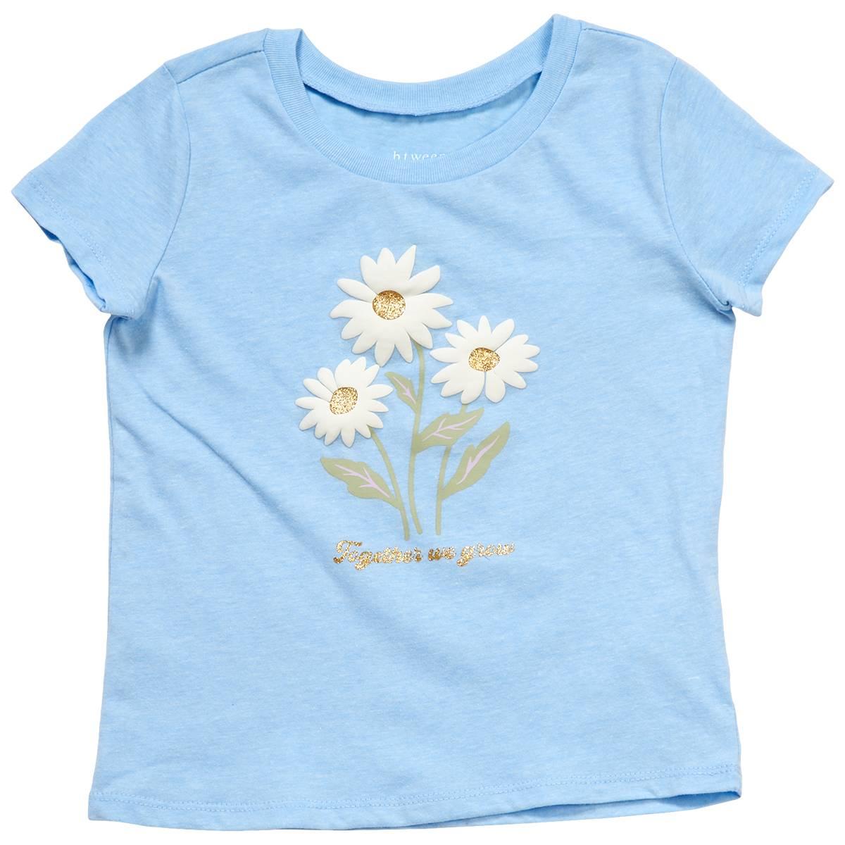Click here for Girls (4-6x) BTween(R) Short Sleeve Daisies Graphi... prices