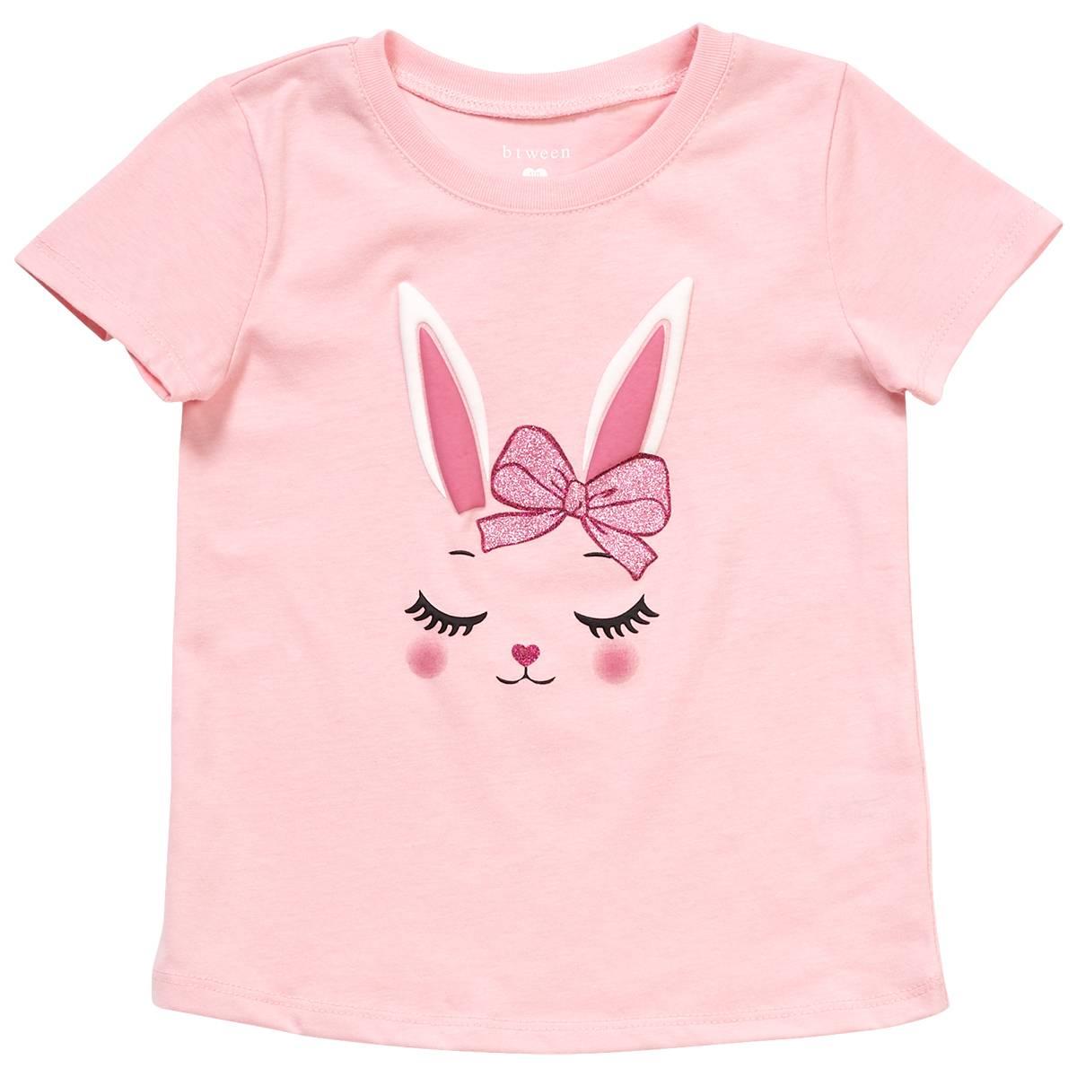 Click here for Girls (4-6x) BTween(R) Short Sleeve Bunny Graphic... prices