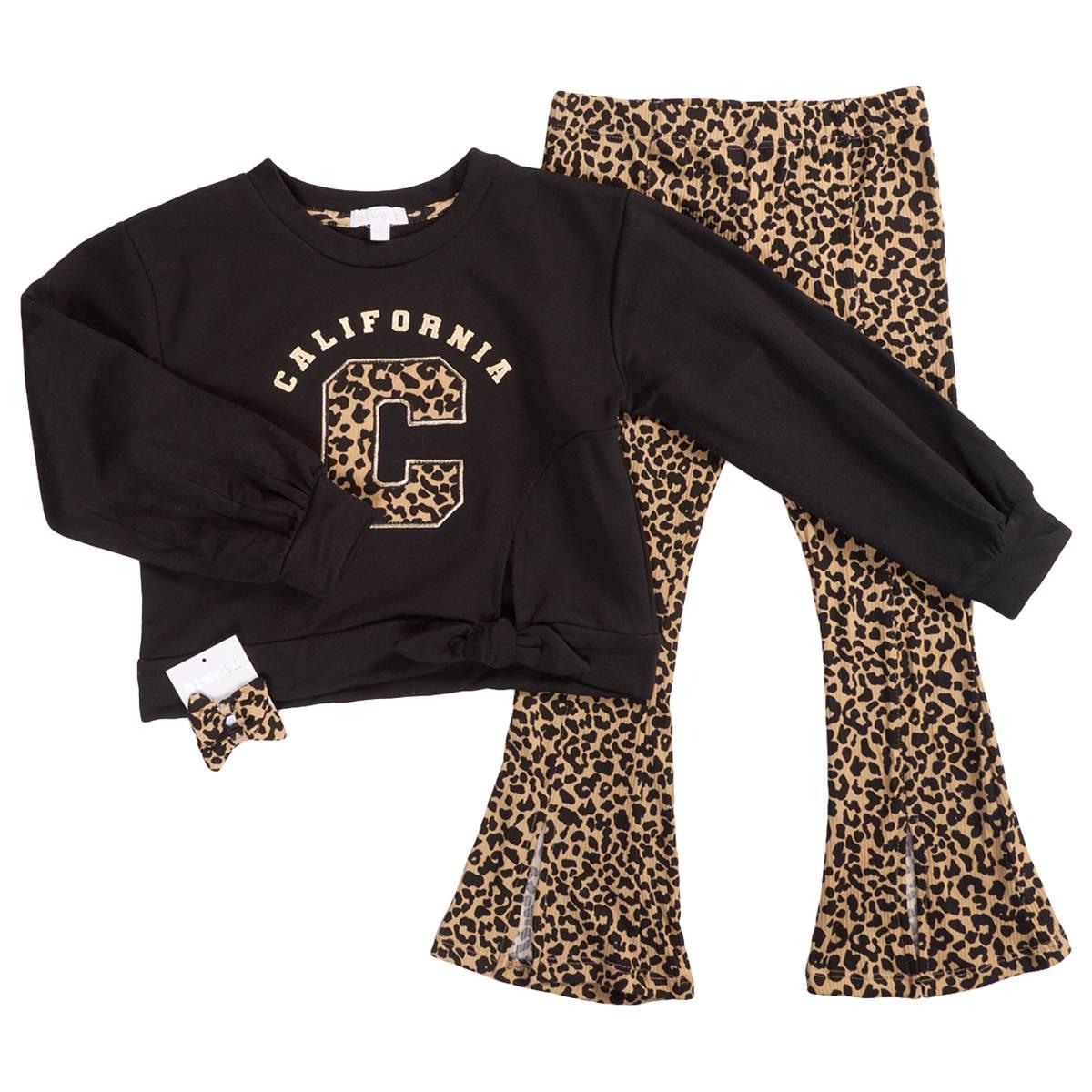 Click here for Girls (4-6x) BTween(R) California Top & Leopard Fl... prices