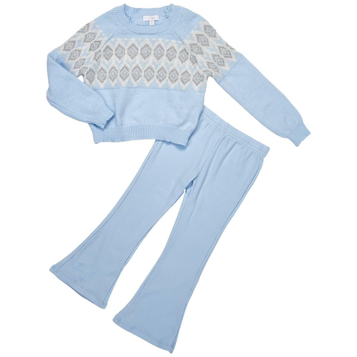 Click here for Girls (4-6x) BTween(R) Chenille Sweater & Ribbed L... prices