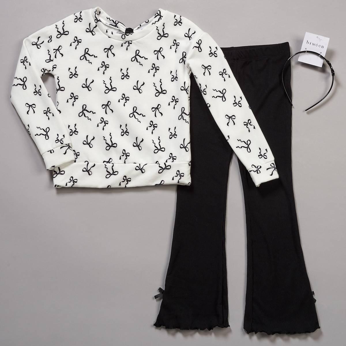 Click here for Girls (4-6x) BTween(R) Bow Print Sweatshirt w/ Rib... prices