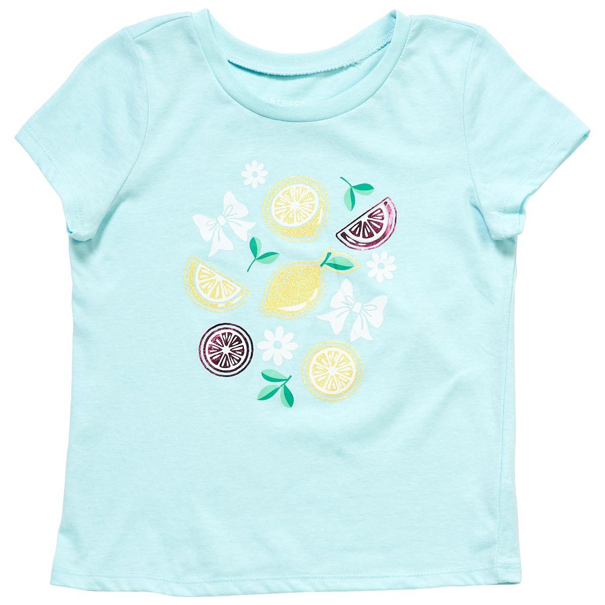 Click here for Girls (7-12) BTween(R) Glitter Lemon Graphic Tee prices