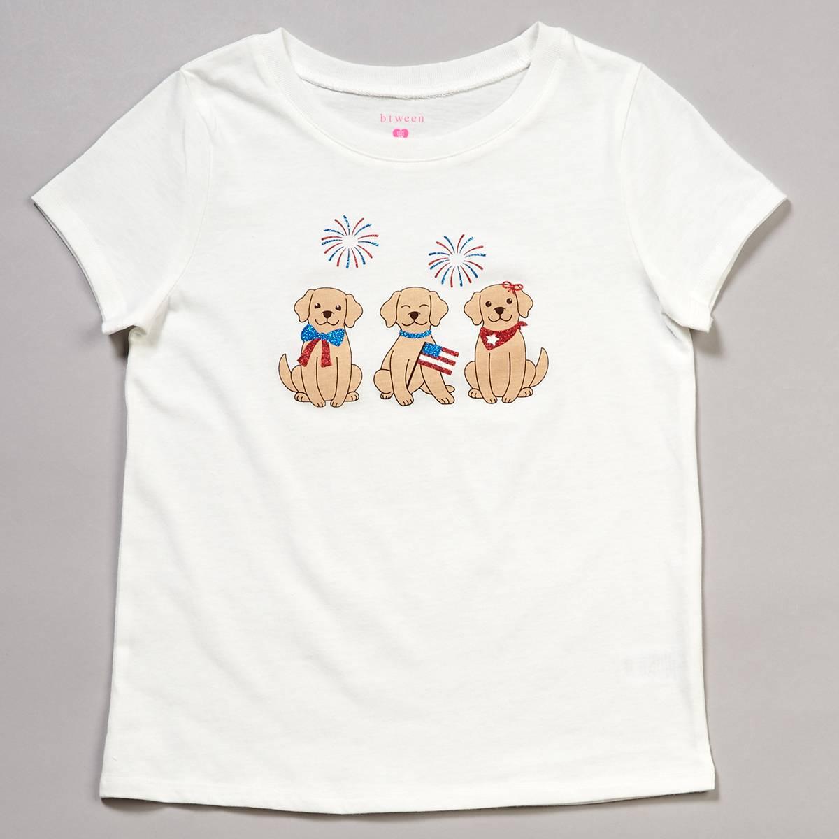 Click here for Girls (7-16) BTween(R) Short Sleeve Patriotic Dogs... prices