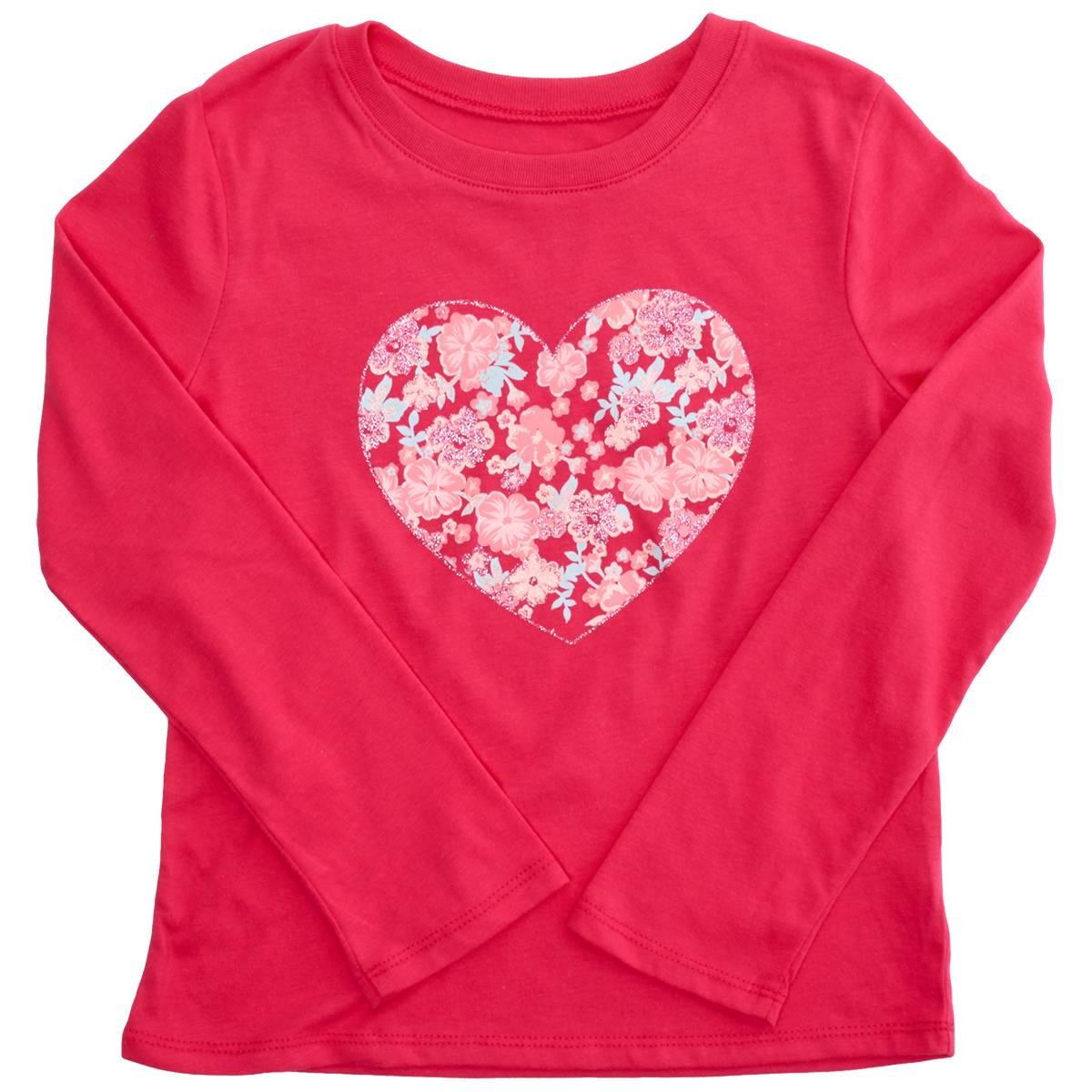 Click here for Girls (7-12) BTween(R) Long Sleeve Floral Heart Gr... prices