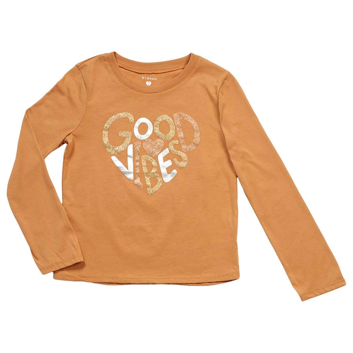 Click here for Girls (7-12) BTween(R) Long Sleeve Good Vibes Grap... prices