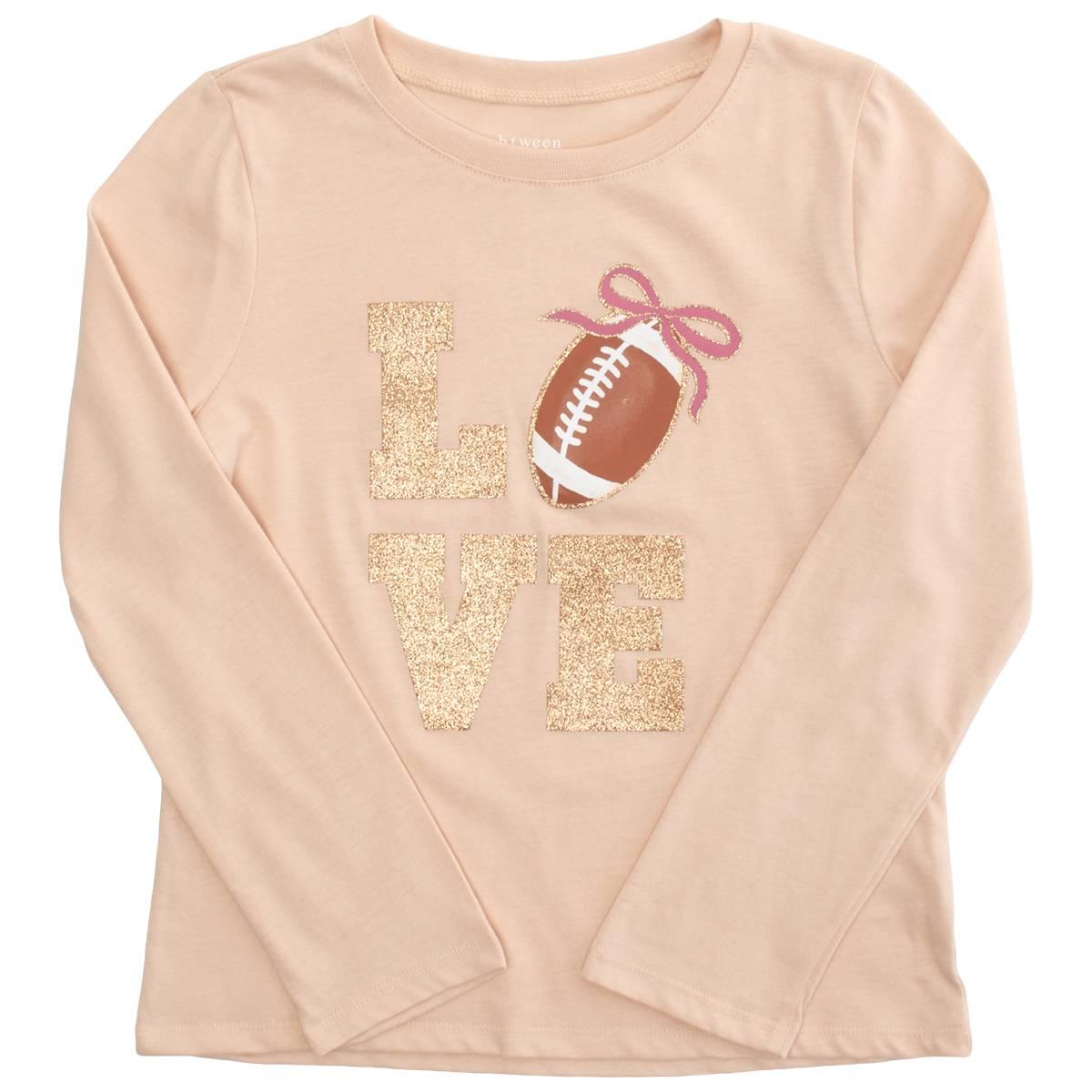 Click here for Girls (7-12) BTween(R) Long Sleeve Love Football S... prices