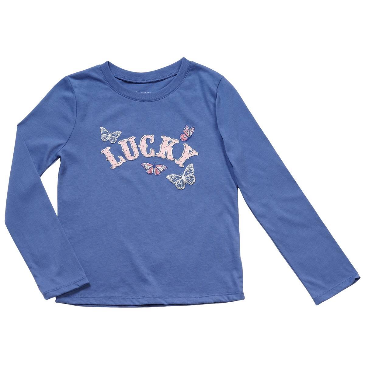 Click here for Girls (7-12) BTween(R) Long Sleeve Lucky Butterfly... prices