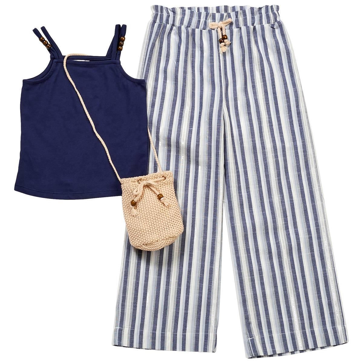 Click here for Girls (7-12) BTween(R) Beaded Strap Top w/ Wide Le... prices