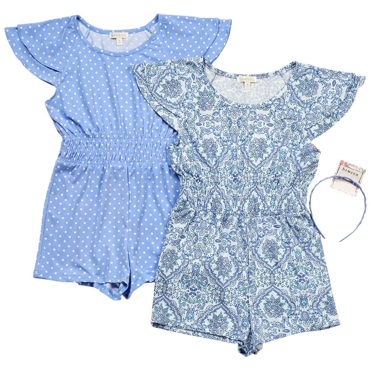 Click here for Girls (7-12) BTween(R) 2pk. Ruffle Sleeve Floral &... prices