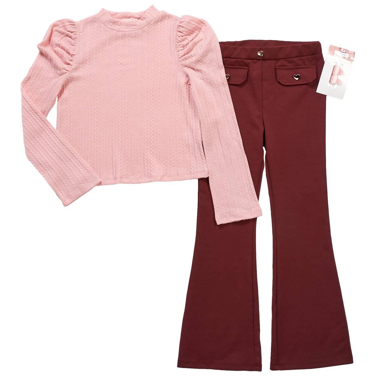 Click here for Girls (7-12) BTween(R) Puff Sleeve Mock Neck Top &... prices