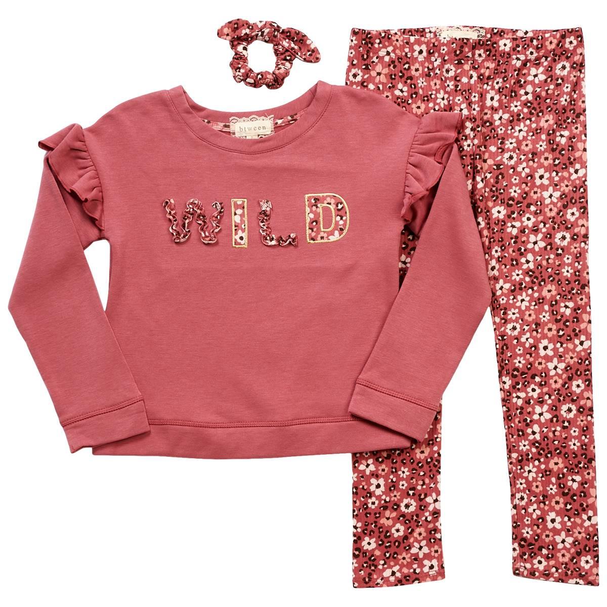 Click here for Girls (7-12) BTween(R) Long Sleeve Wild Top & Flor... prices