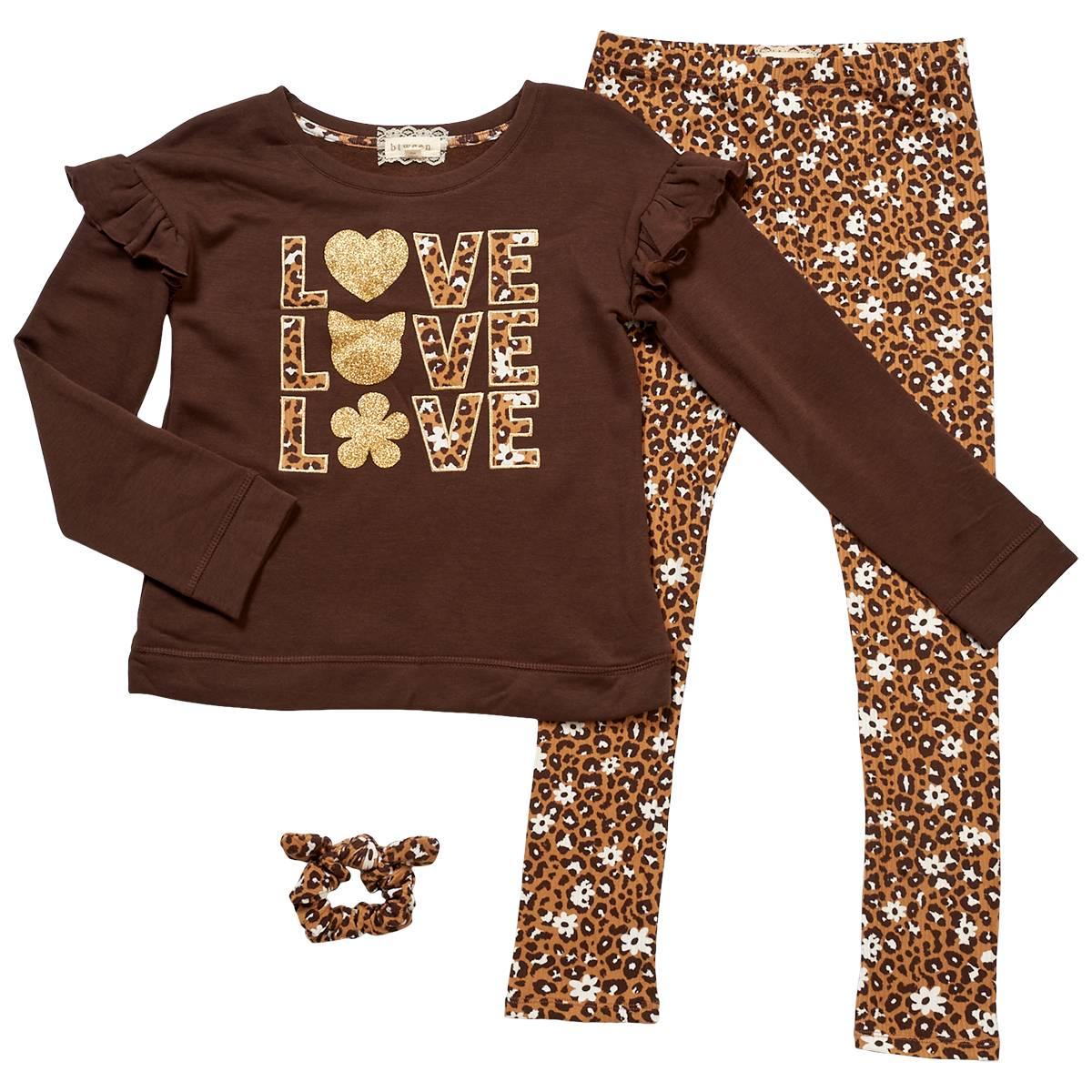 Click here for Girls (7-12) BTween(R) Love Top & Floral Leopard L... prices