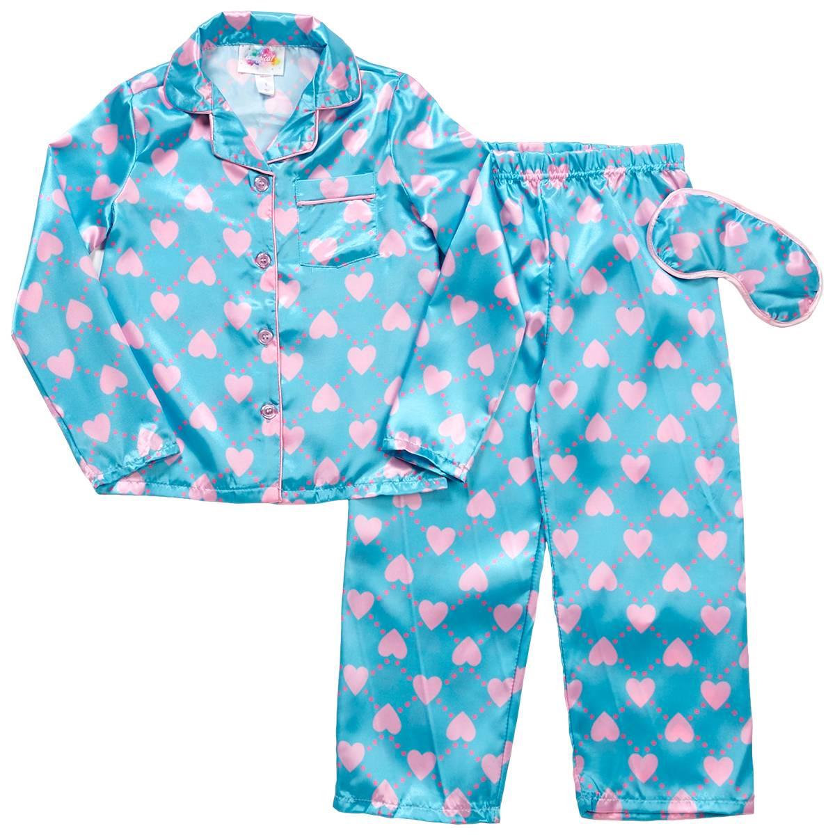 Click here for Girls (4-6x) Bmagical Heart & Dot Pajama Set with... prices