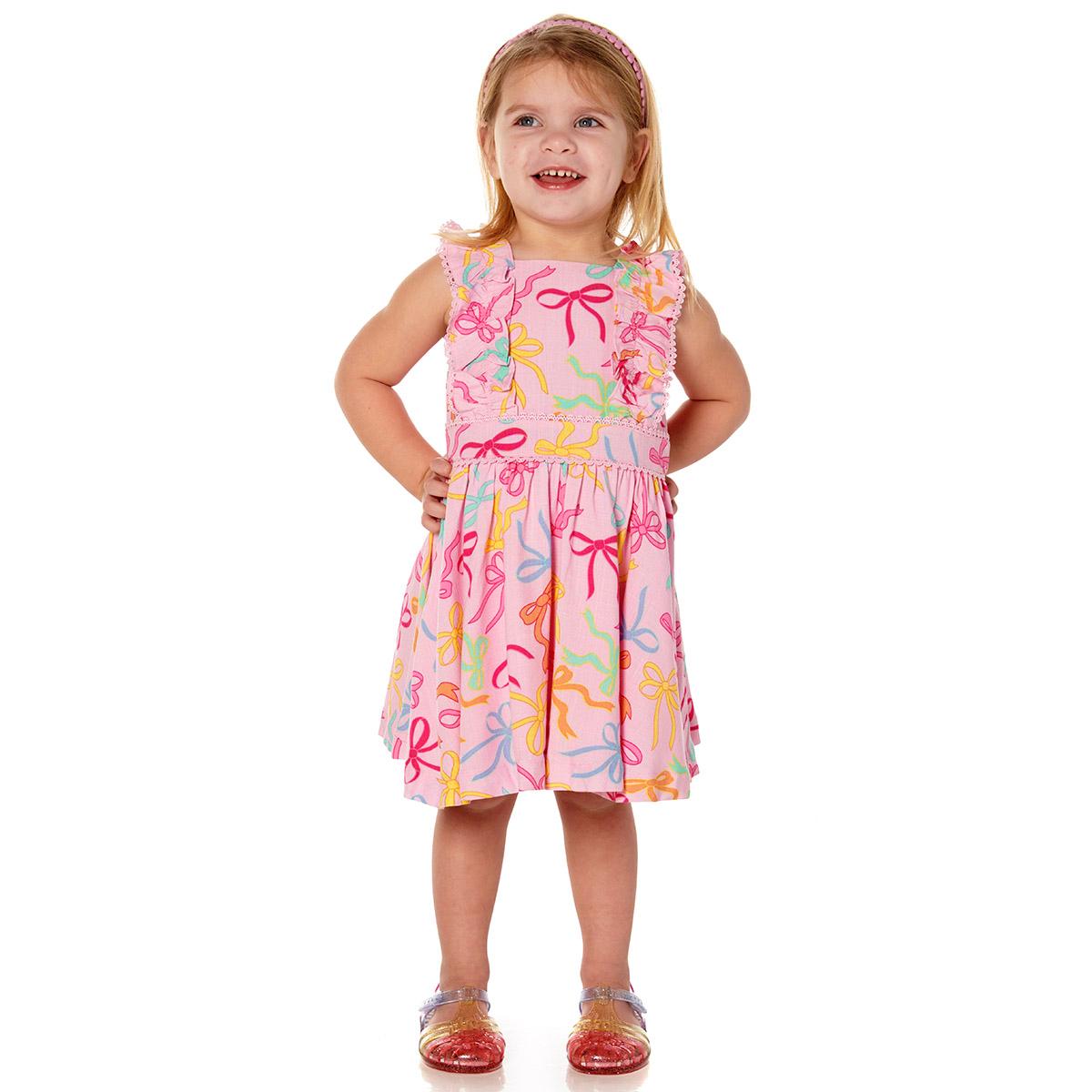 Click here for Baby Girl (12-24M) Btween(R) Bow Ruffle Dress & Ha... prices