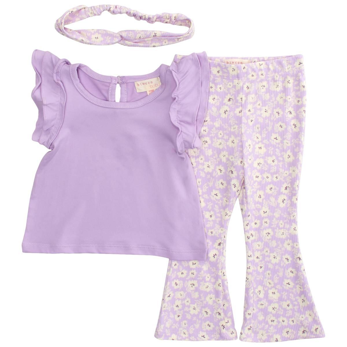 Click here for Baby Girl (12-24M) BTween(R) Ruffle Top & Floral R... prices