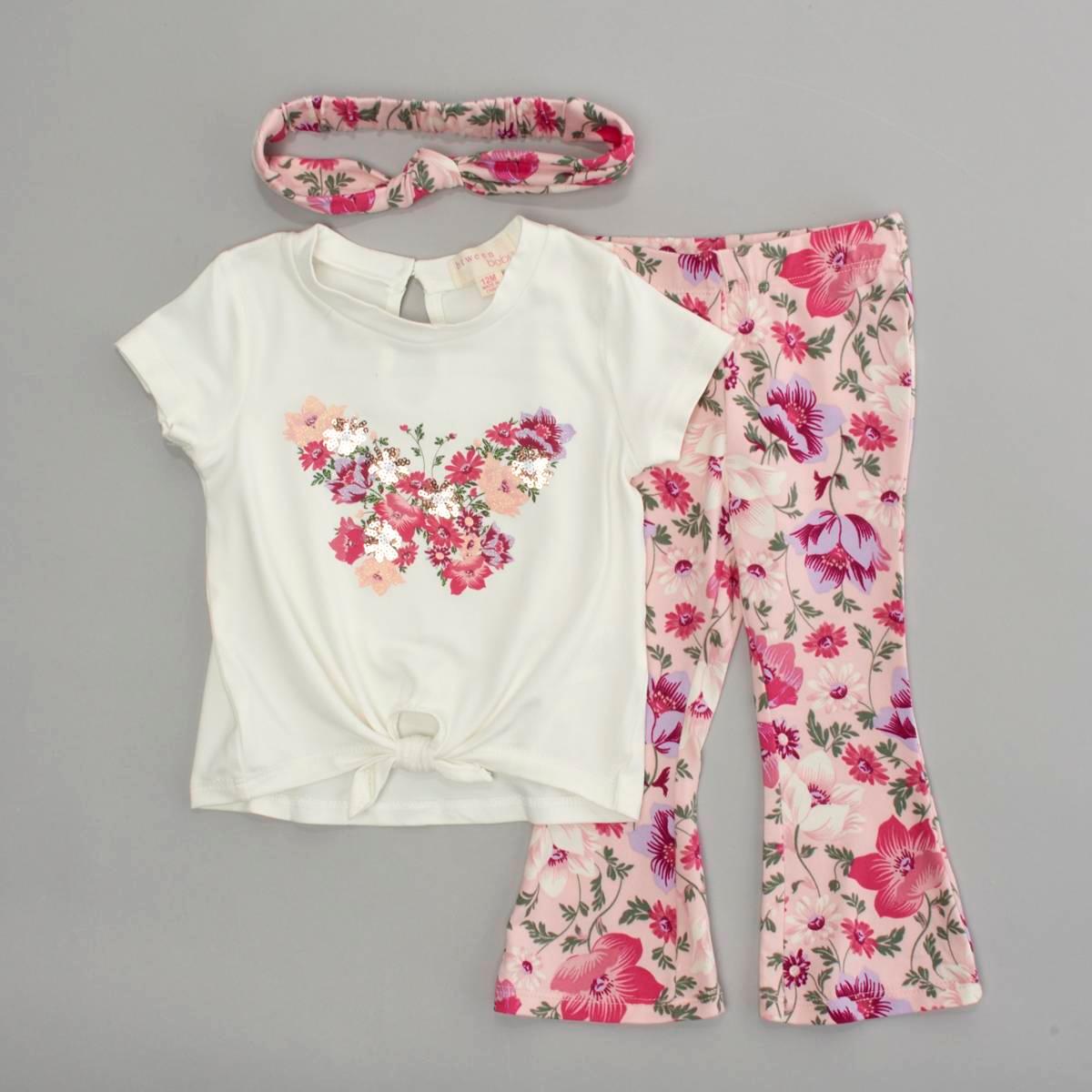 Click here for Baby Girl (12-24M) BTween(R) Butterfly Top & Flare... prices