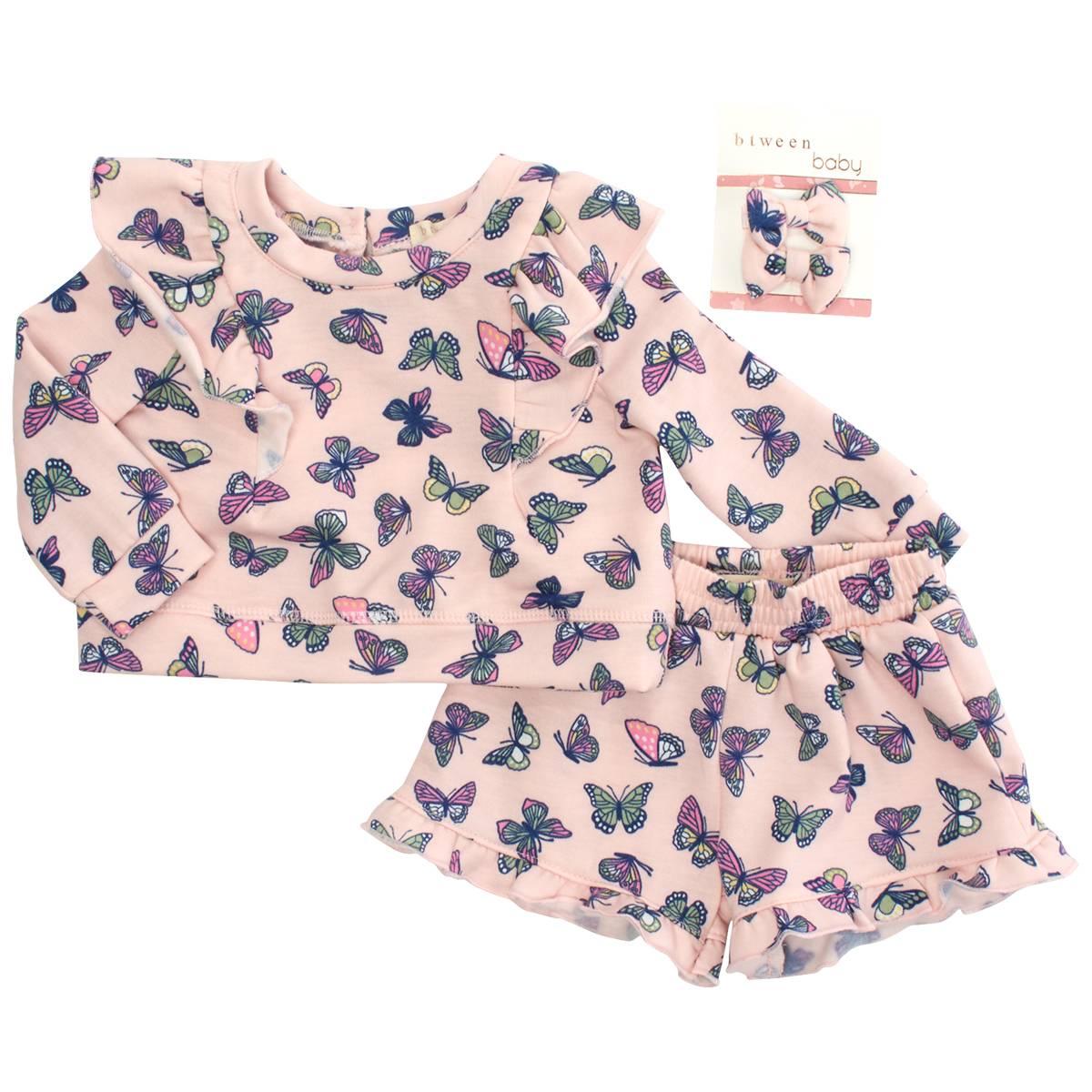 Click here for Baby Girl (12-24M) BTween(R) Butterfly Ruffle Top... prices