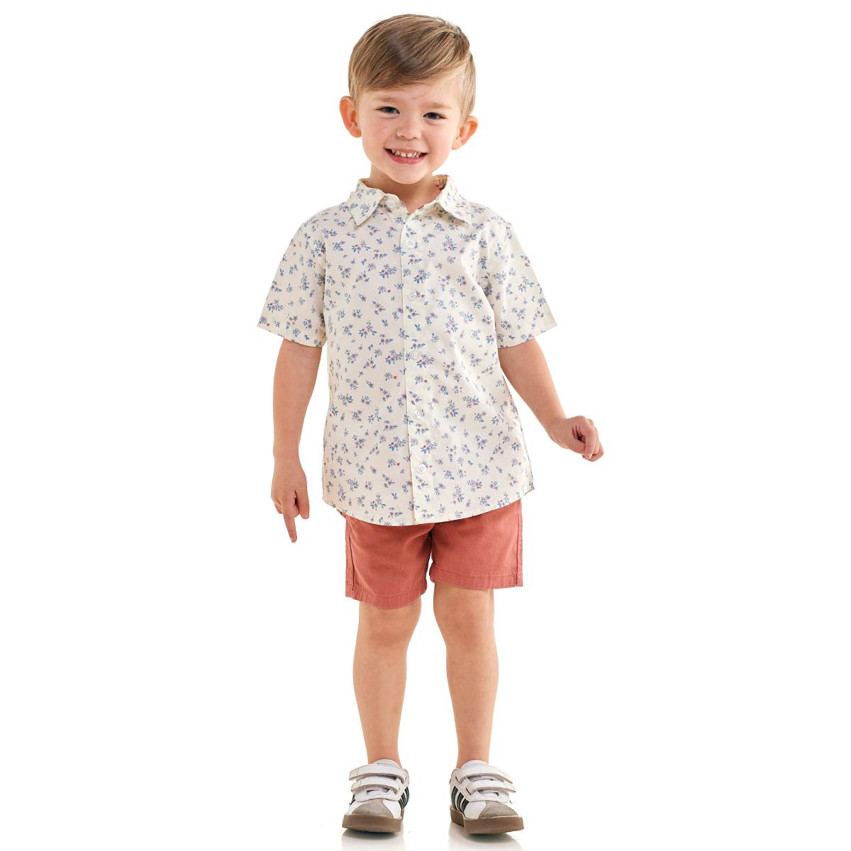 Click here for Toddler Boy Stitch & Stone Floral Button Down Top... prices