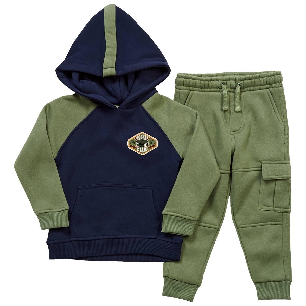 Click here for Toddler Boy Stitch & Stone Color Block Hoodie & Ca... prices