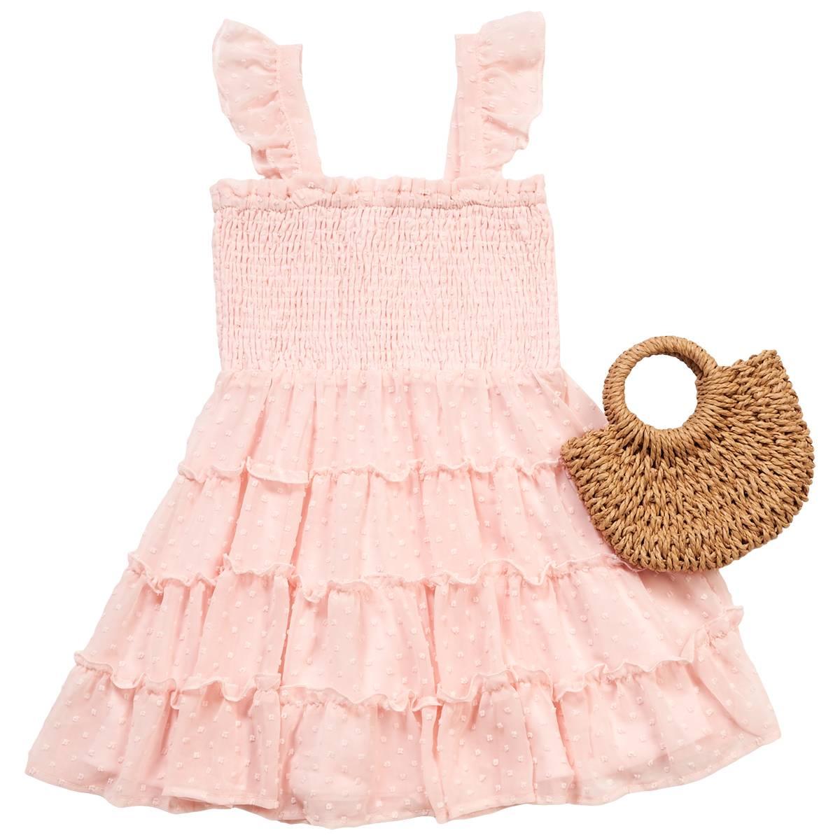 Click here for Girls (7-12) BTween(R) Smocked Ruffle Tiered Dress... prices