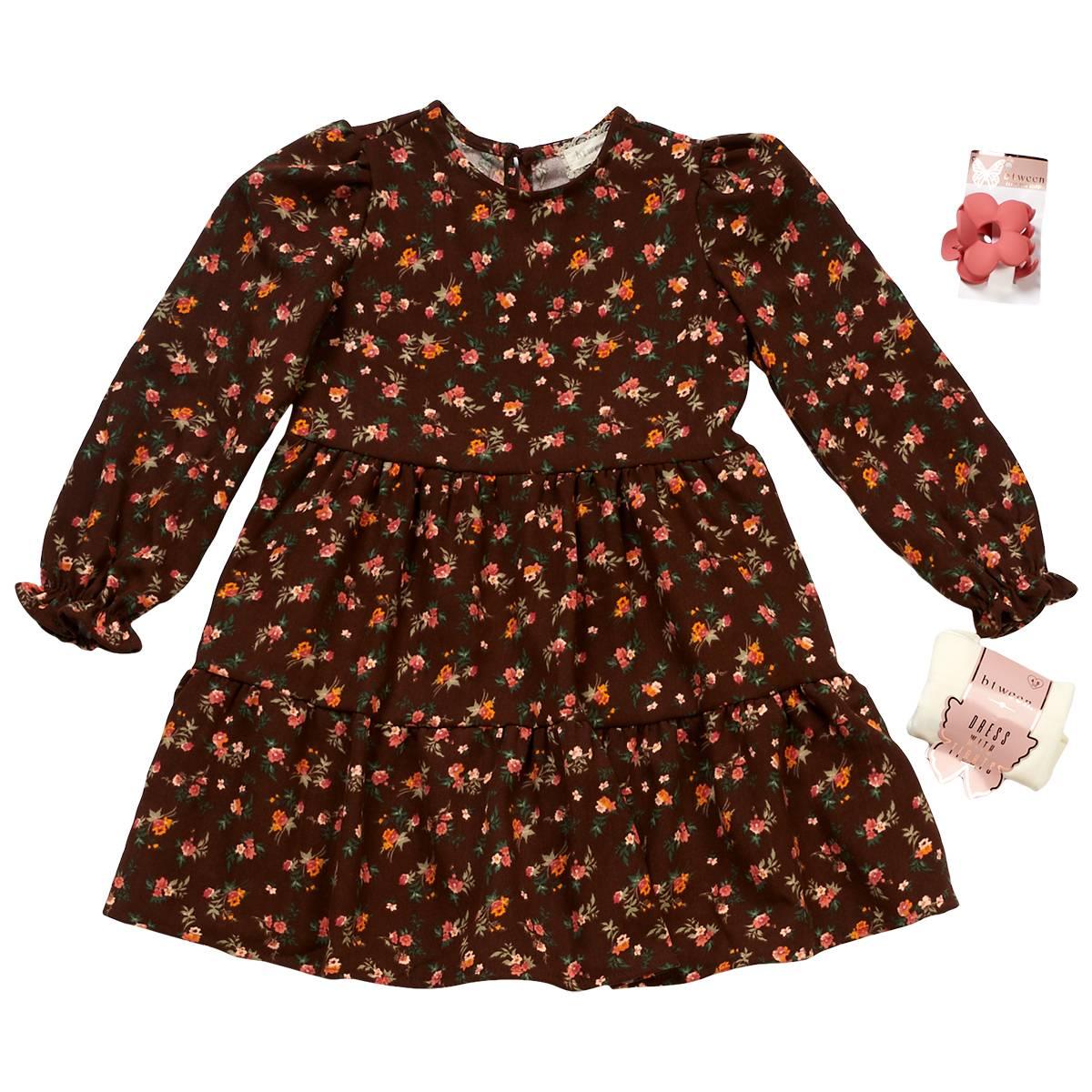 Click here for Girls (7-16) BTween(R) Floral Long Sleeve Two Tier... prices