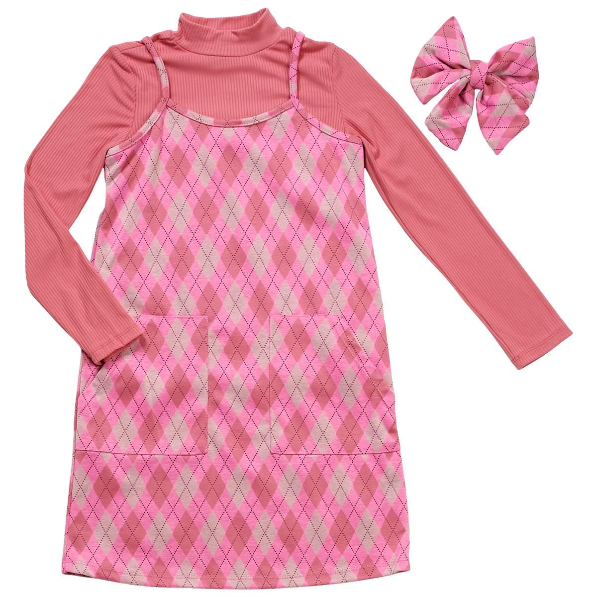 Click here for Girls (7-16) BTween(R) Argyle Jumper with Mock Nec... prices