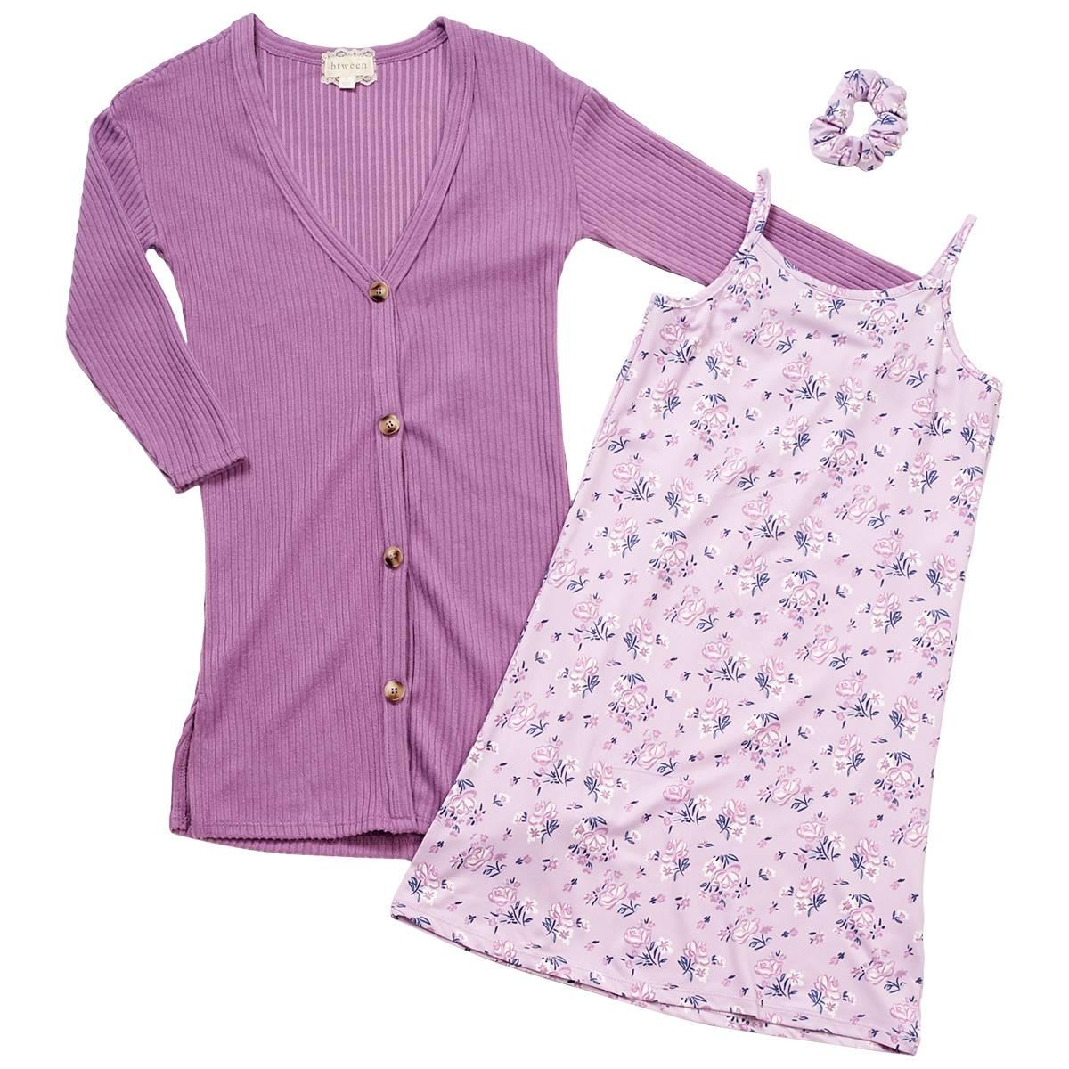 Click here for Girls (7-16) BTween(R) Floral Yummy Dress w/ Hacci... prices