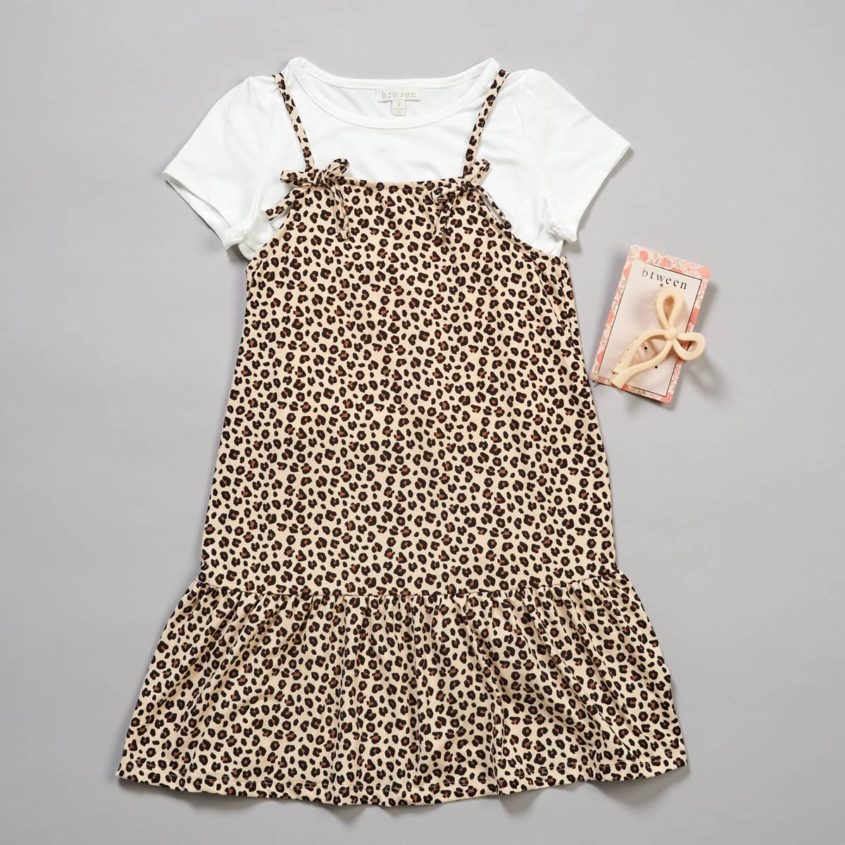 Click here for Girls (7-12) BTween(R) Short Sleeve Tee w/ Leopard... prices