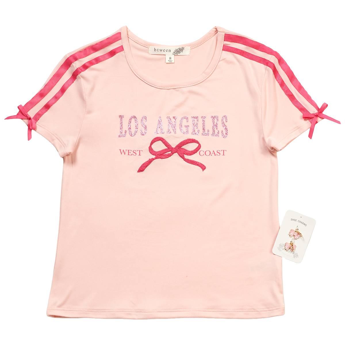 Click here for Girls (7-12) BTween(R) Short Sleeve Bow Sleeve Los... prices