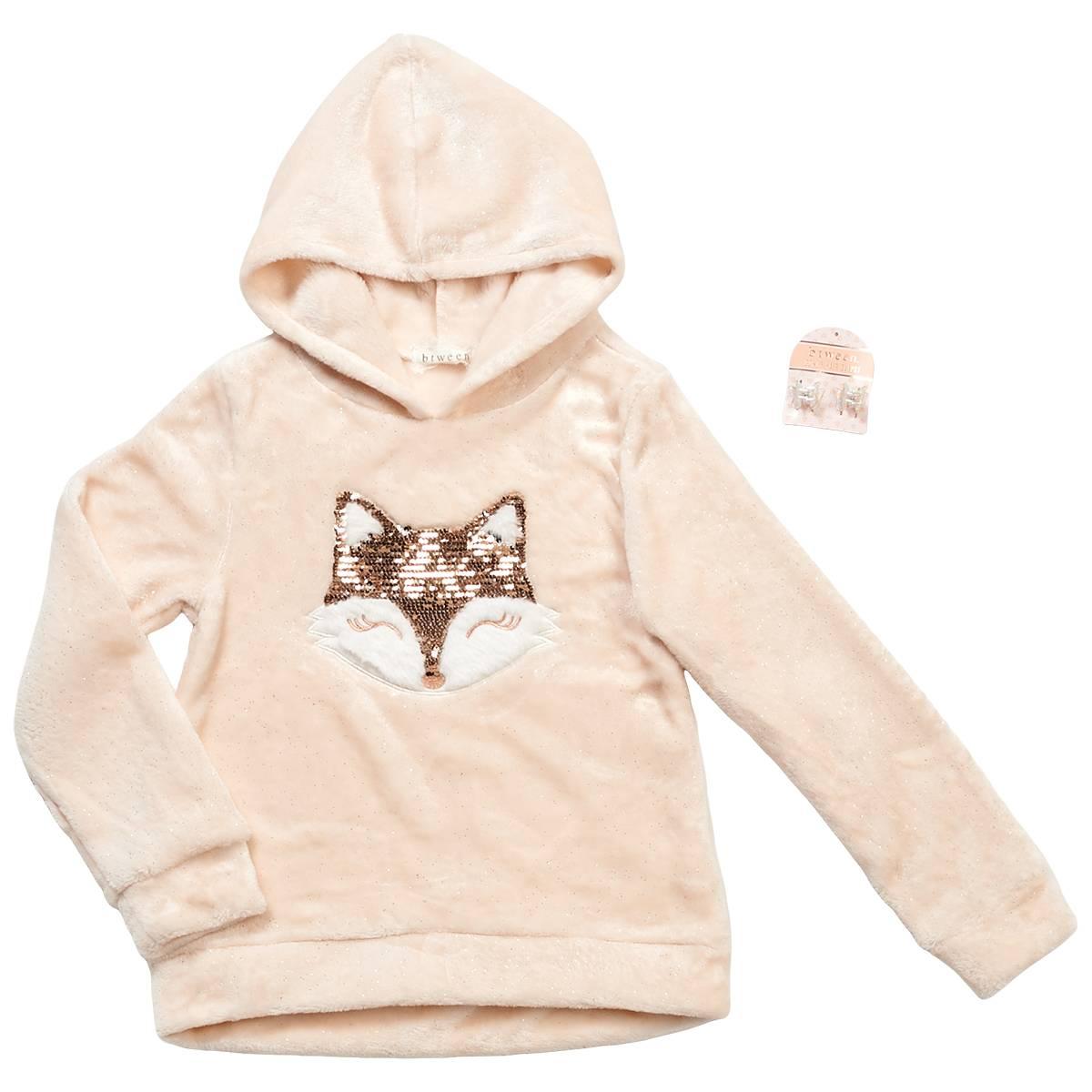 Click here for Girls (7-14) BTween(R) Sequin Fox Plush Glitter Ho... prices