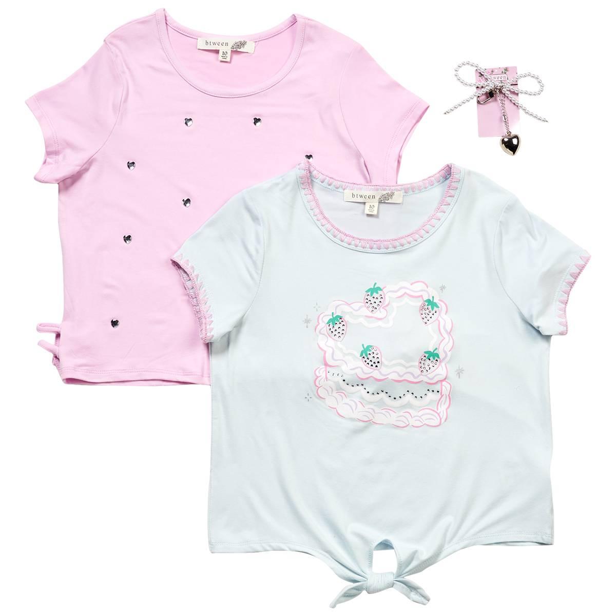 Click here for Girls (7-12) BTween(R) 2pk. Rhinestone Cake/Heart... prices