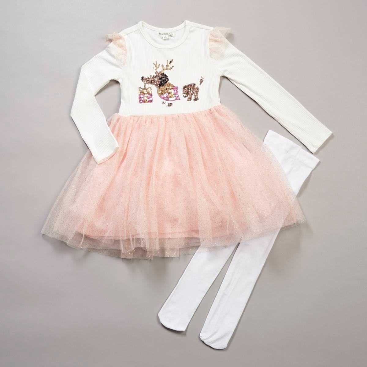 Click here for Girls (4-6x) BTween(R) Sequin Reindeer Dachshund T... prices