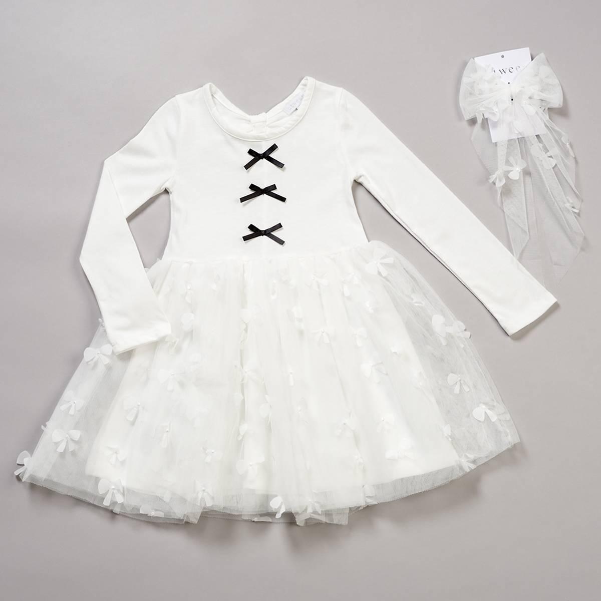 Click here for Girls (4-6x) Btween(R) Long Sleeve 3D Bow Tutu Dre... prices