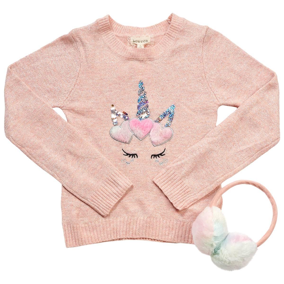 Click here for Girls (7-16) BTween(R) Flip Sequin Unicorn Lurex S... prices