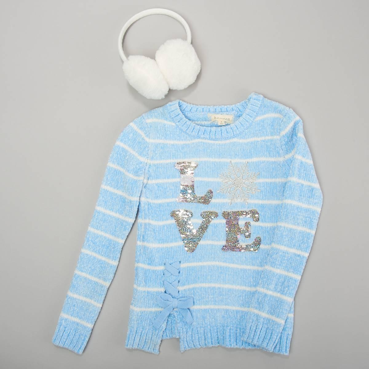 Click here for Girls (7-12) BTween(R) Chenille Front Lace Up Love... prices