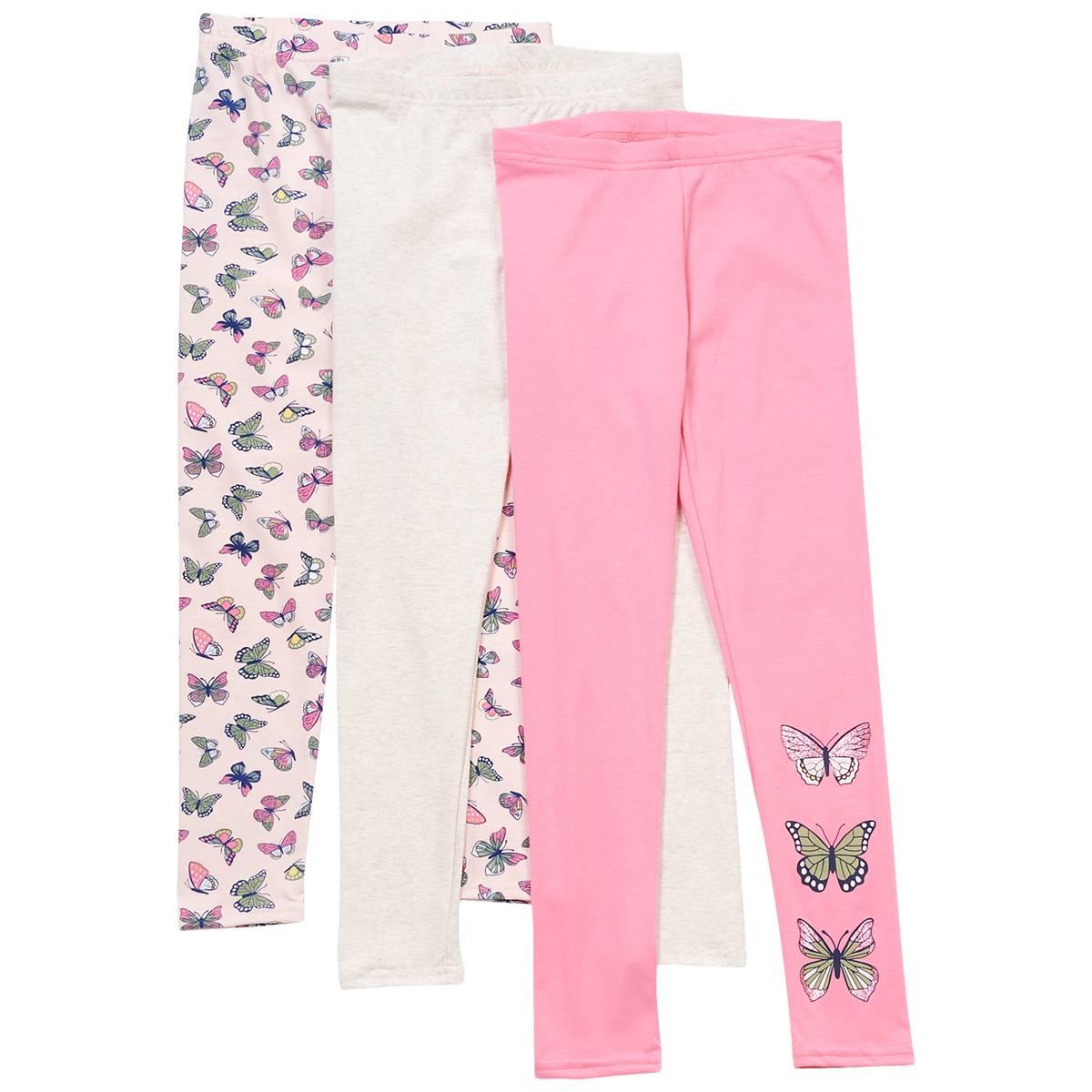 Click here for Girls (7-12) BTween(R) 3pk. Butterfly Leggings prices
