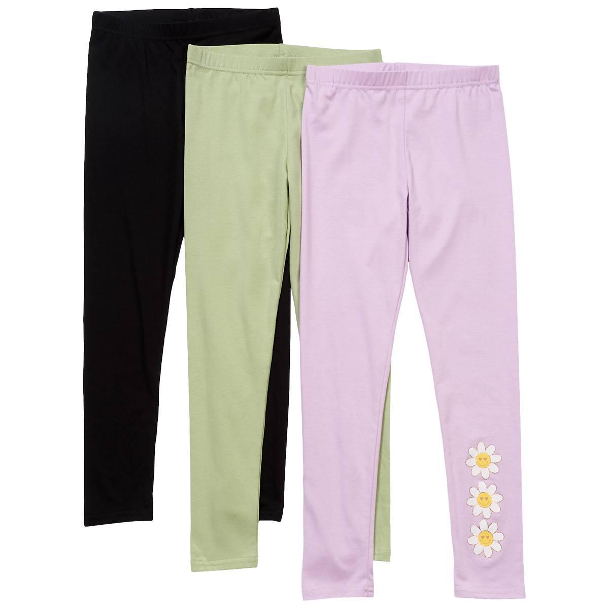 Click here for Girls (7-12) BTween(R) 3pk. Solid Leggings with Sm... prices