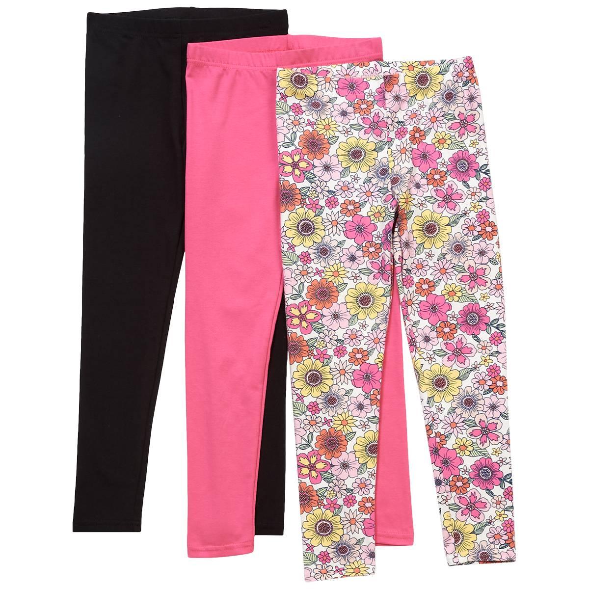Click here for Girls (7-12) BTween(R) 3pk. Flower and Solid Leggi... prices