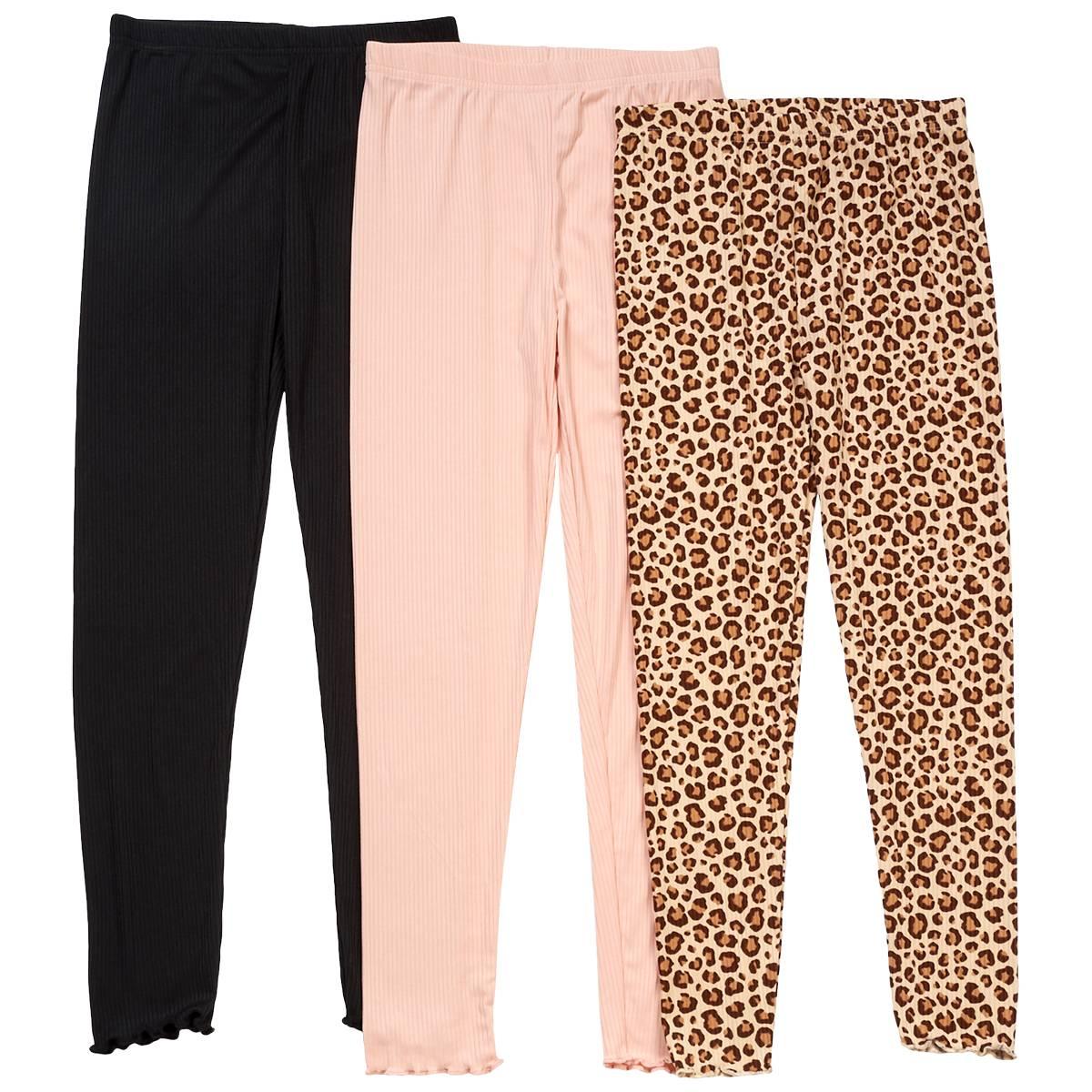 Click here for Girls (7-12) BTween(R) 3pk. Rib Leopard & Solid Le... prices