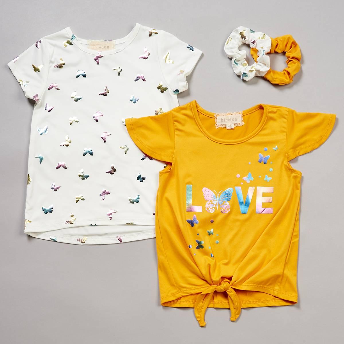 Click here for Girls (4-6x) BTween(R) 2pk. Love Butterfly Ombre F... prices