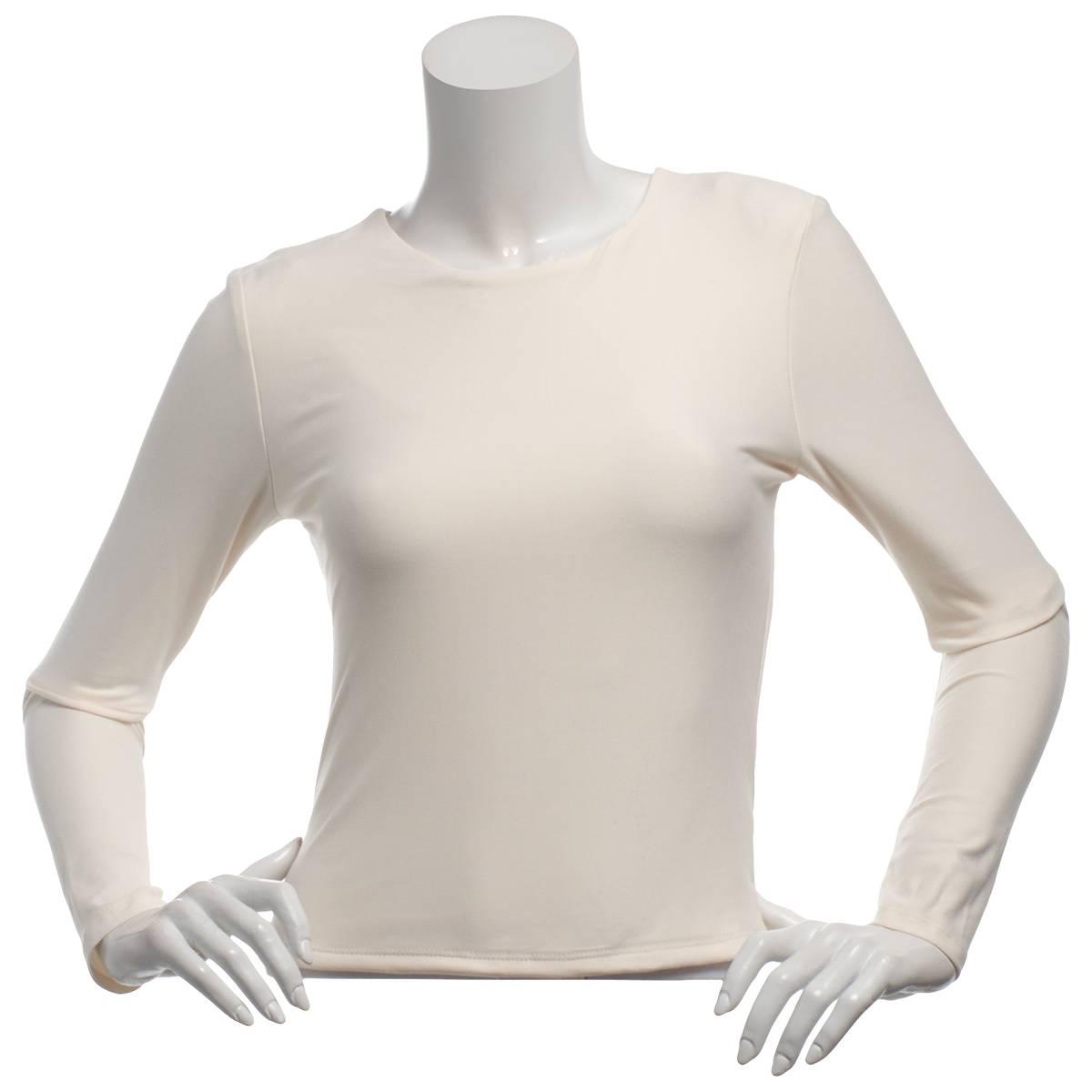 Click here for Juniors Pink Rose Long Sleeve Peached Jersey Knit... prices