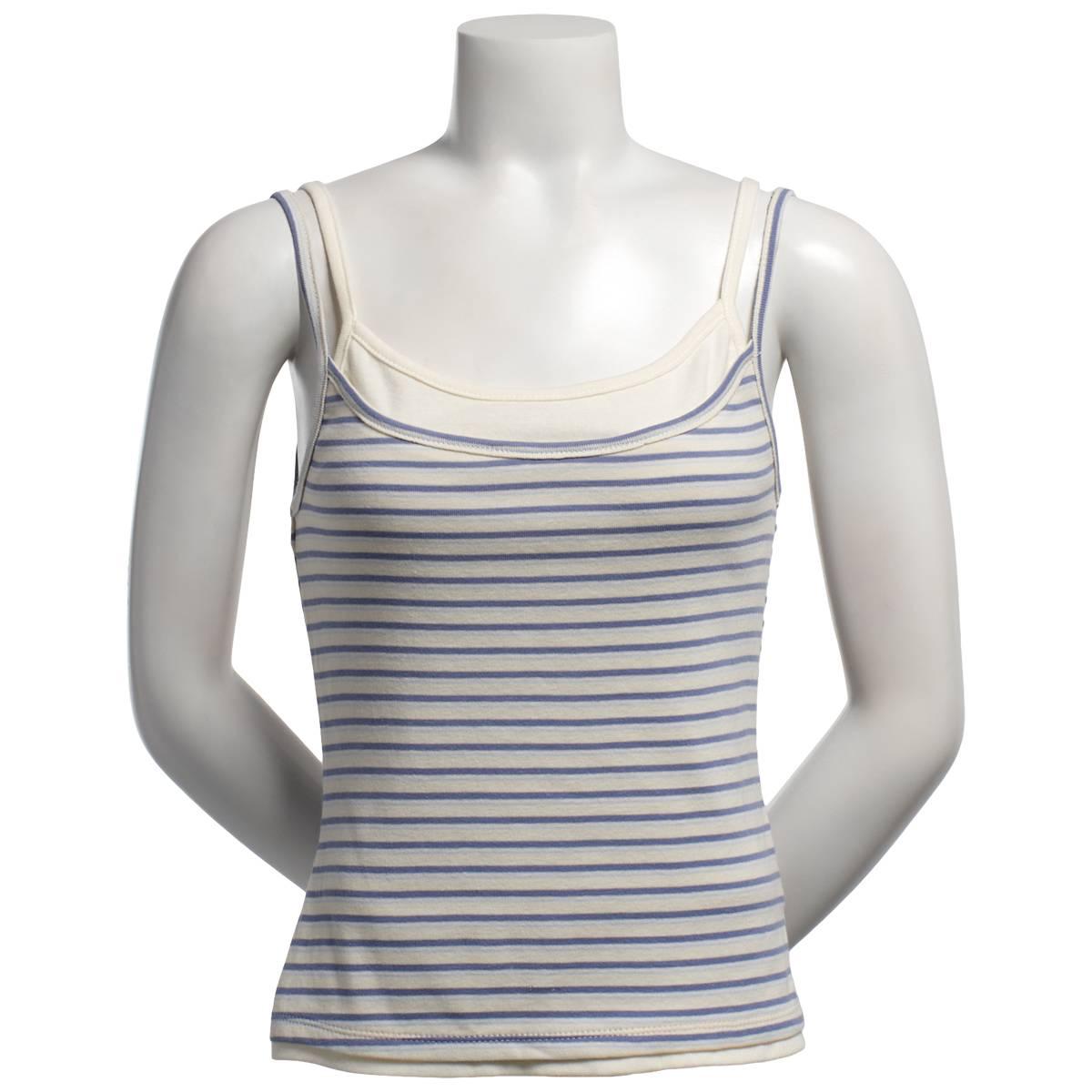 Click here for Juniors Pink Rose 2 Fer Stripped Cami prices