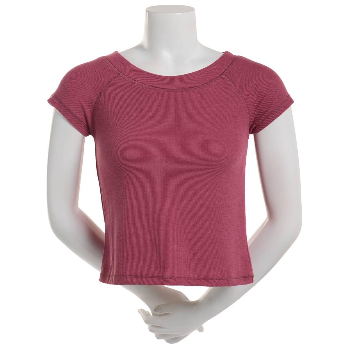 Click here for Juniors Urban Rebel Short Sleeve Ribbed Tee prices
